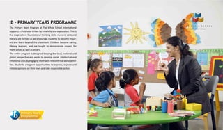 The White School International Brocure | Top IB, IGCSE, CBSE School ...