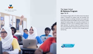 The White School International Brocure | Top IB, IGCSE, CBSE School ...