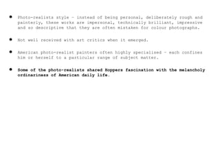 SHGC The Womens Art Movement (Realism) Part 4 | PPT