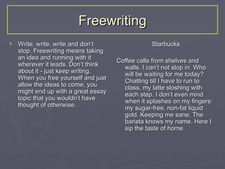 The Writing Process | PPT