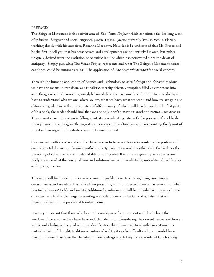 The Zeitgeist Movement