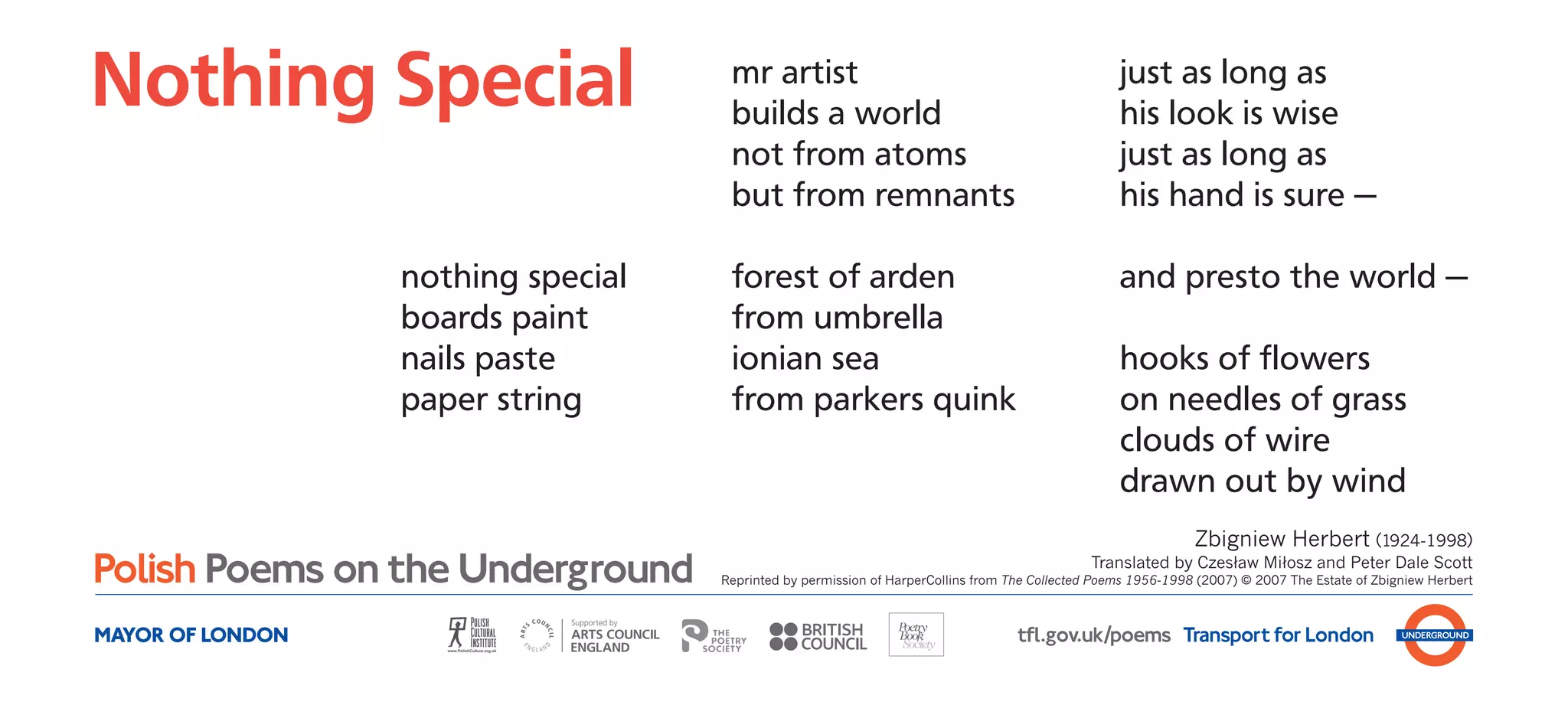 Polish Poems on the Underground | PDF