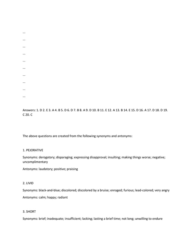 The 1000 Most Common Sat Words | PDF
