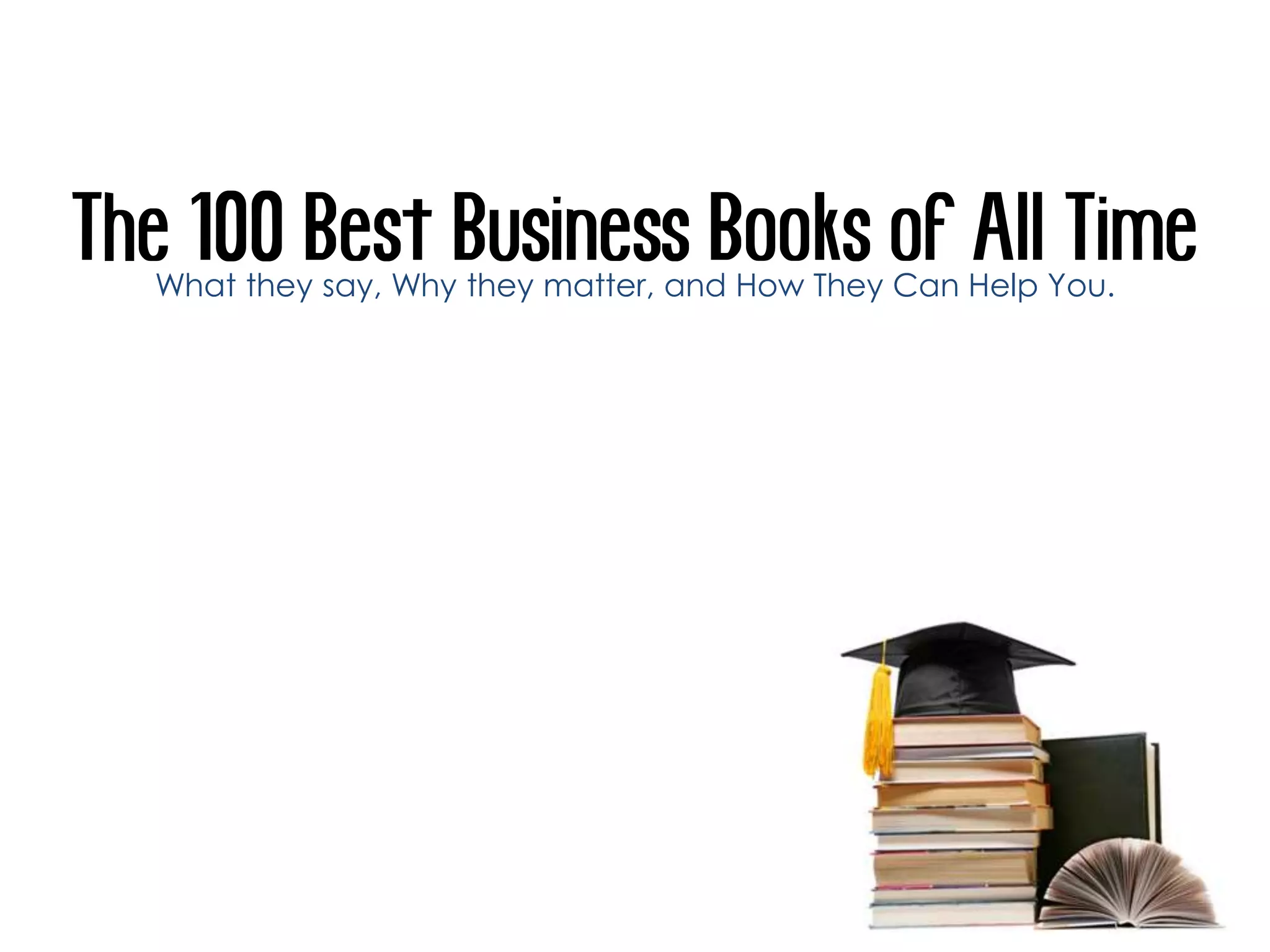 The 100 Best Business Books Of All Time | PDF