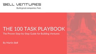 The 100 Task Playbook - Sample | PDF