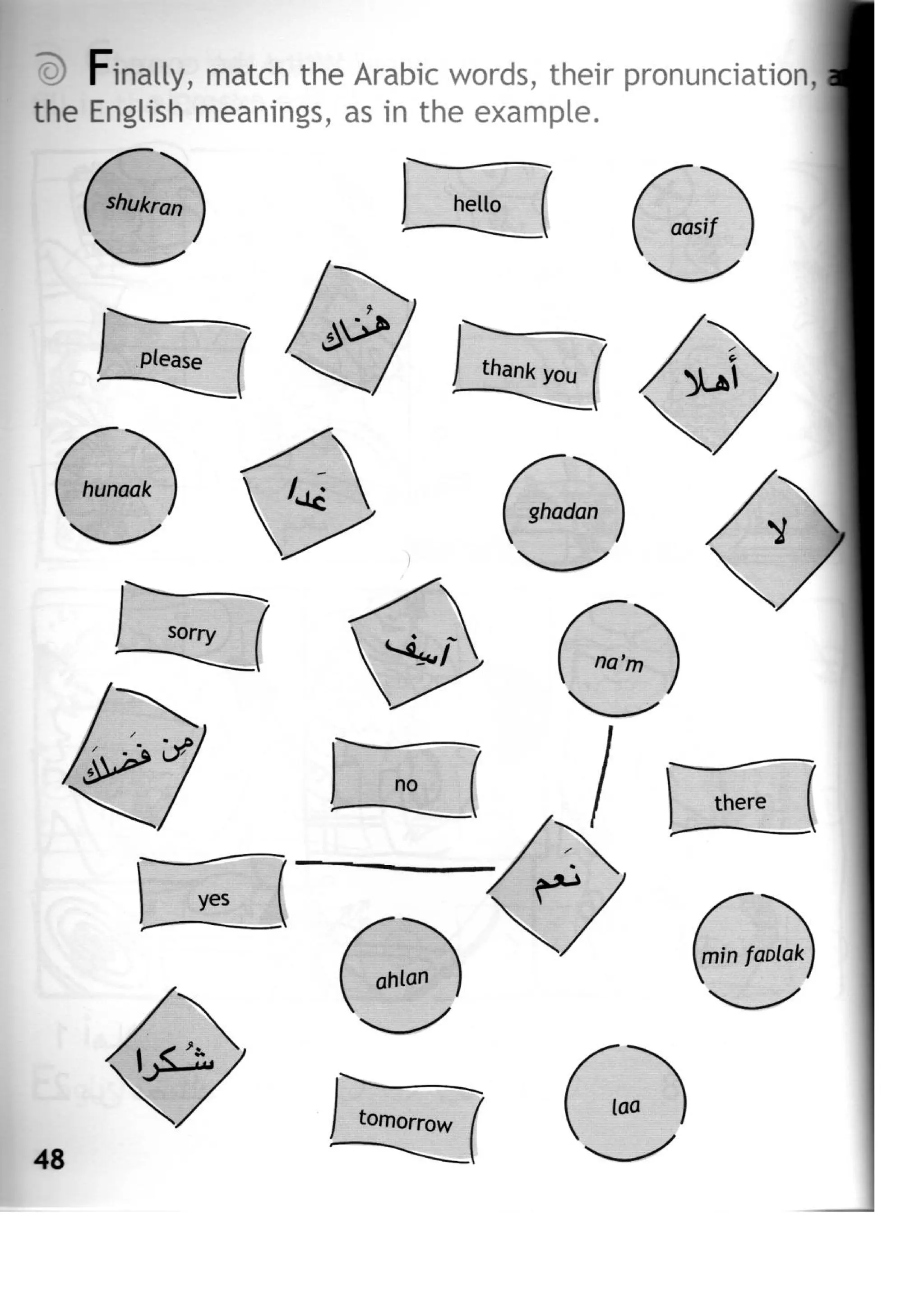 The 100 word exercise book arabic | PDF