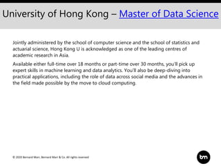 The 10 Best AI And Data Science Master’s Courses For 2021 | PPT