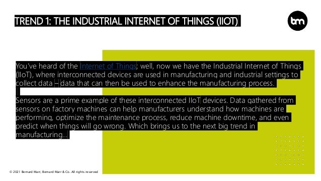 The 10 Biggest Future Trends In Manufacturing | PPTX
