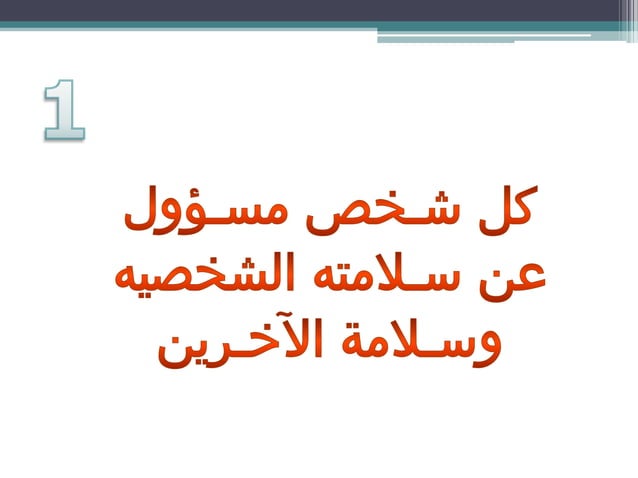 The 10 commandments of workplace safety show | PPSX