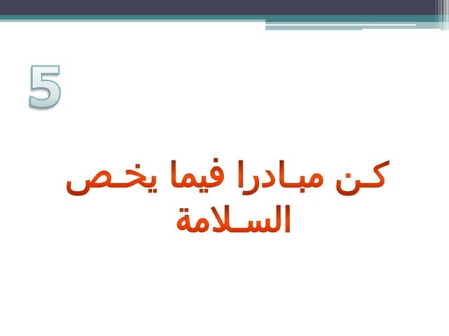 The 10 commandments of workplace safety show | PPSX