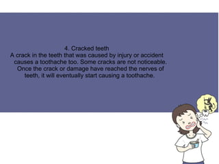 The 10 common causes of toothache | PPT