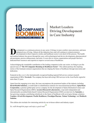 The 10 companies booming in healthcare sector small | PDF