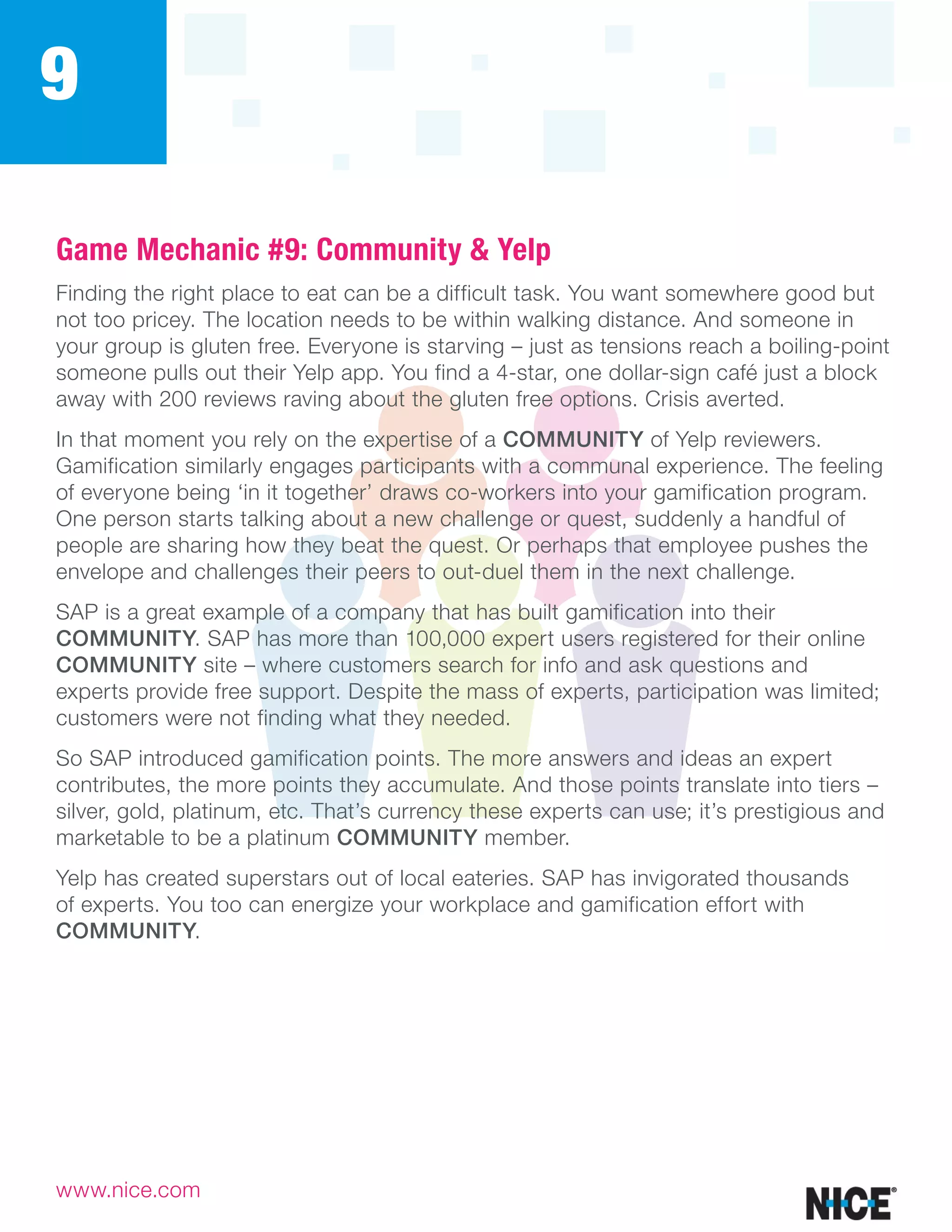 The 10 Gamification Mechanics To Engage Your Employees and Transform ...