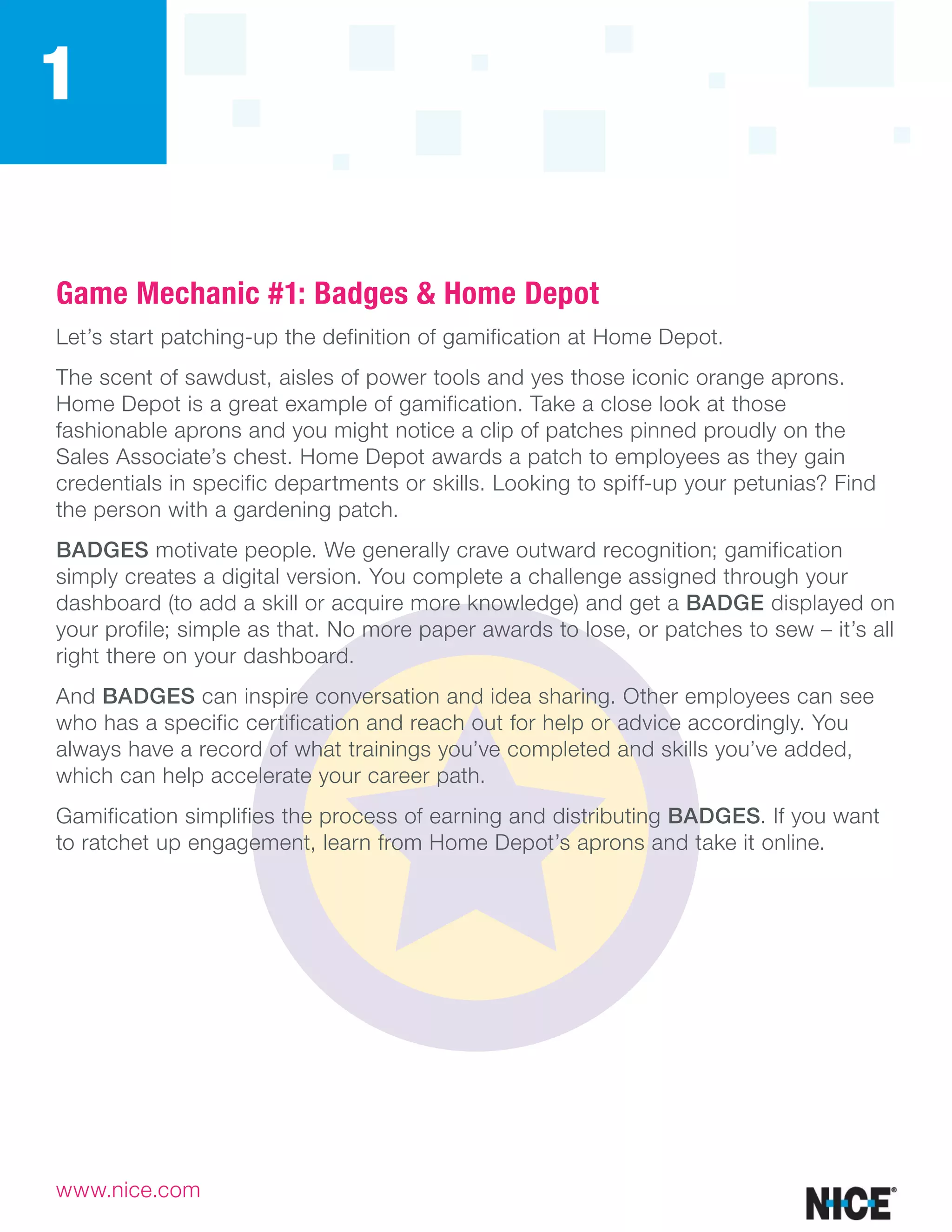 The 10 Gamification Mechanics To Engage Your Employees and Transform Your Organization | PDF