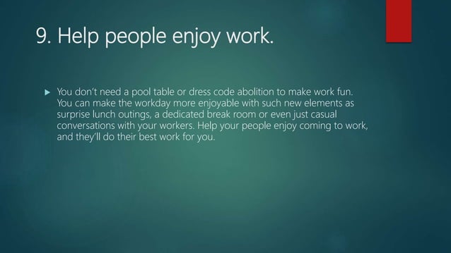 The 10 golden rules of effective management | PPTX