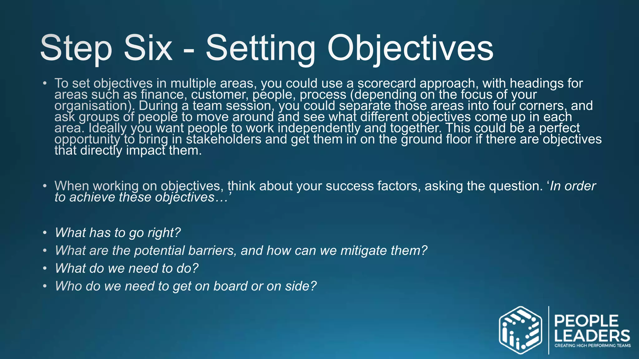 The 10 Key Steps of Team-Based Planning | PPTX