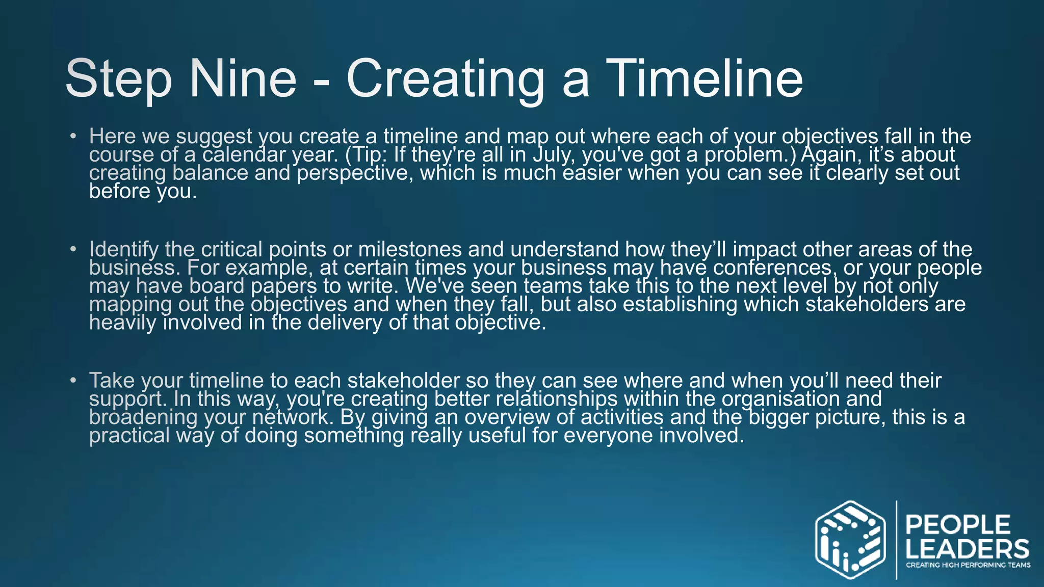 The 10 Key Steps of Team-Based Planning | PPTX