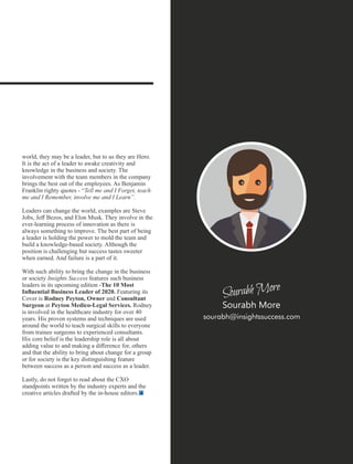 The 10 most influential business leaders of 2021 insights compressed | PDF