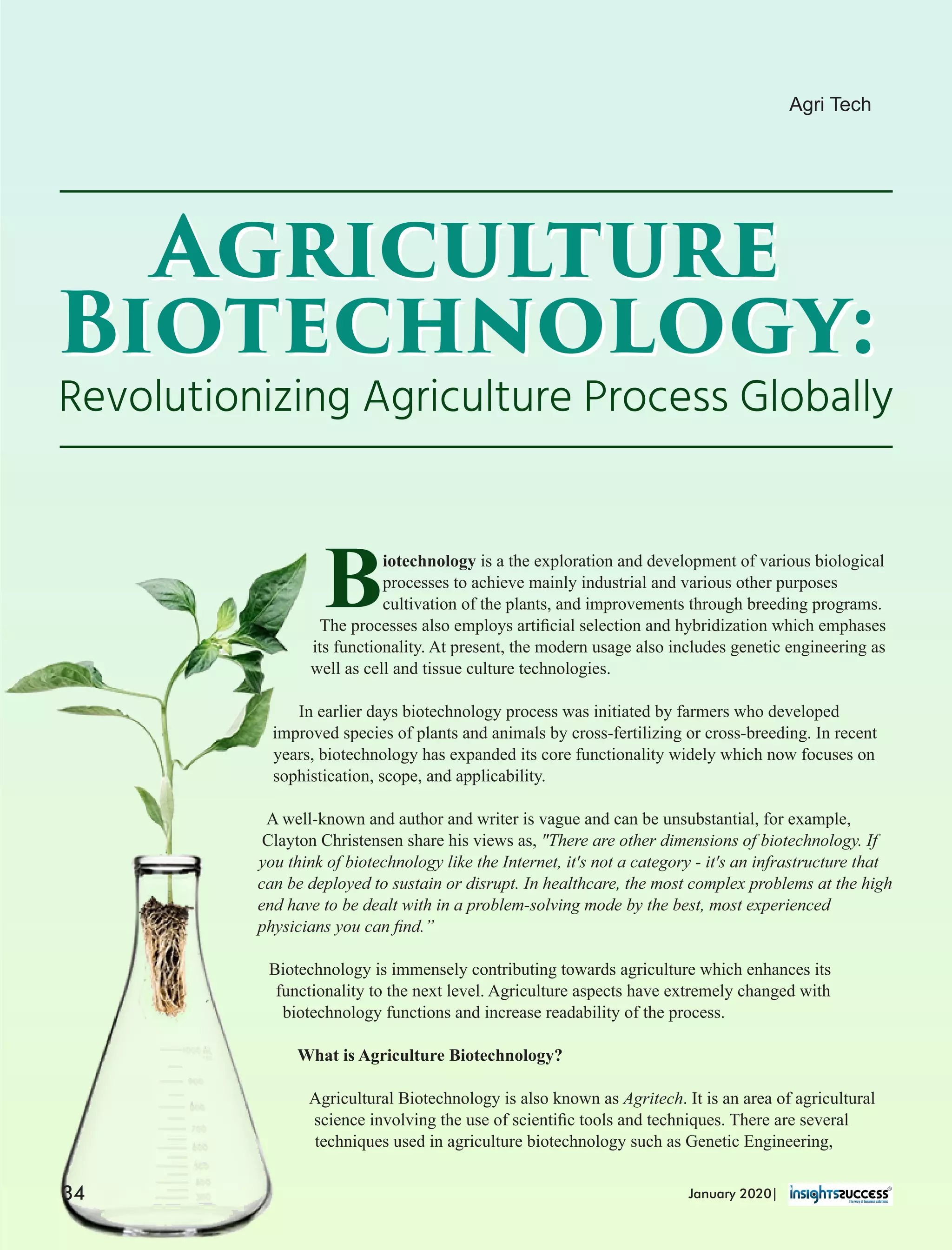 The 10 most innovative bio tech solution providers | PDF