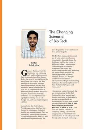 The 10 most innovative bio tech solution providers | PDF