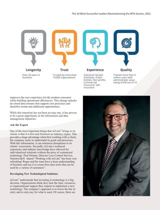 The 10 most successful leaders revolutionizing the bfsi sectors 2021 ...