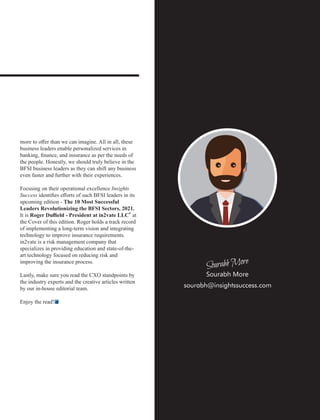 The 10 most successful leaders revolutionizing the bfsi sectors 2021 ...