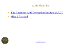 The Ten Principles of Fighting Corruption: Institutionalizing Integrity ...