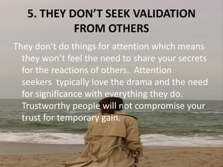 The 10 Qualities of Trustworthy People | PDF | Family and Relationships