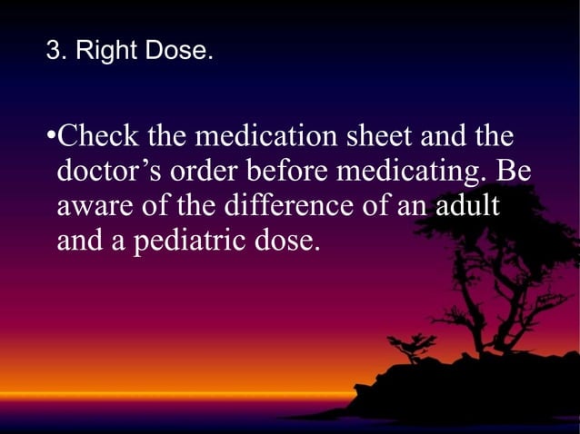 The 10 rights of drug administration | PPTX