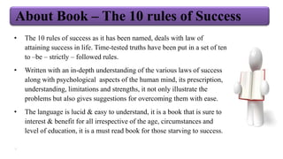 The 10 rules of success | PPTX