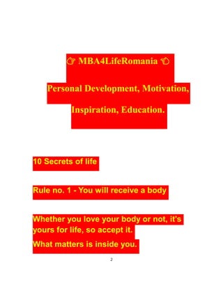 The 10 secrets of universal life | PDF