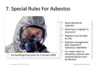 The 10 Step Guide to WHS & Asbestos Compliance | PPT