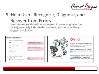 The 10 Usability Commandments | PPT