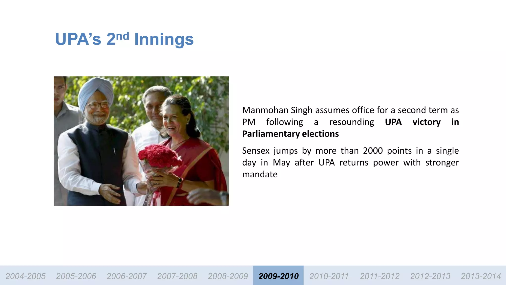 The 10 years of UPA government (India) (2004 2014) | PPTX