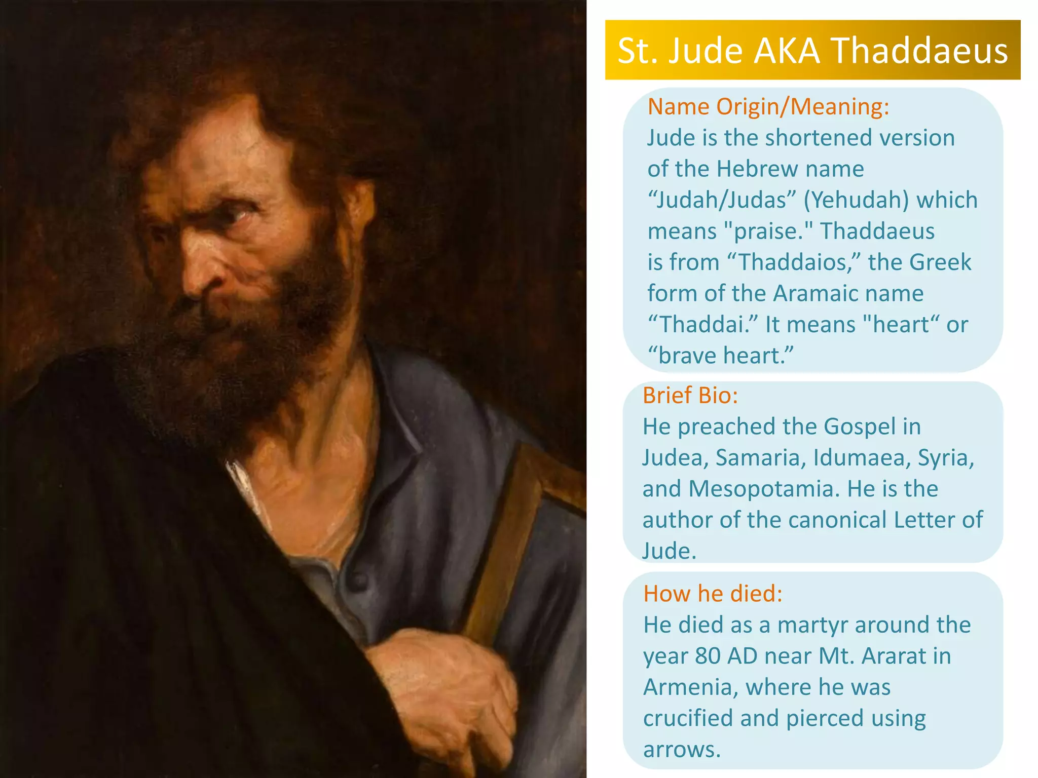 The 12 Apostles of Jesus Christ | PPTX