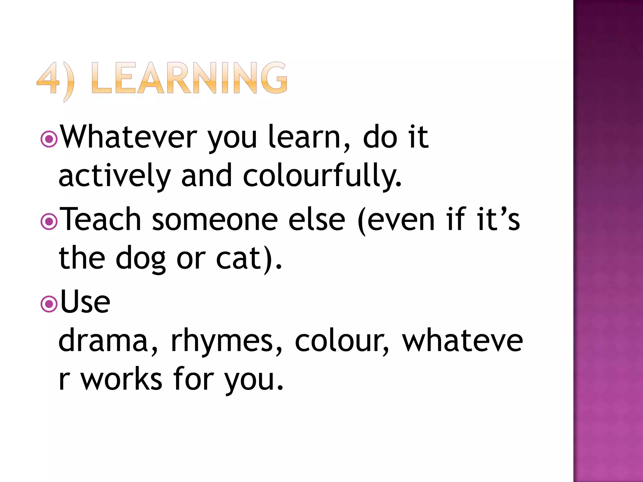 The 12 golden rules for assisting children with dyslexia | PPTX