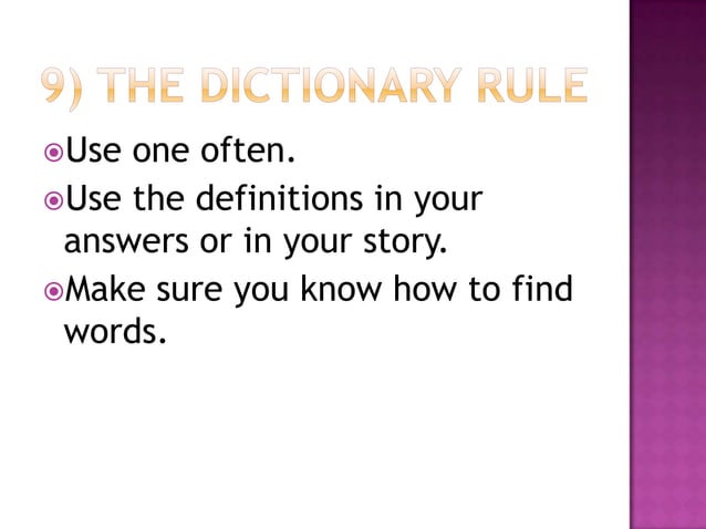 The 12 golden rules for assisting children with dyslexia | PPTX