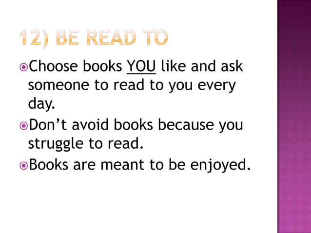 The 12 golden rules for assisting children with dyslexia | PPTX