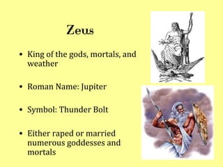 Immortals Gods Names