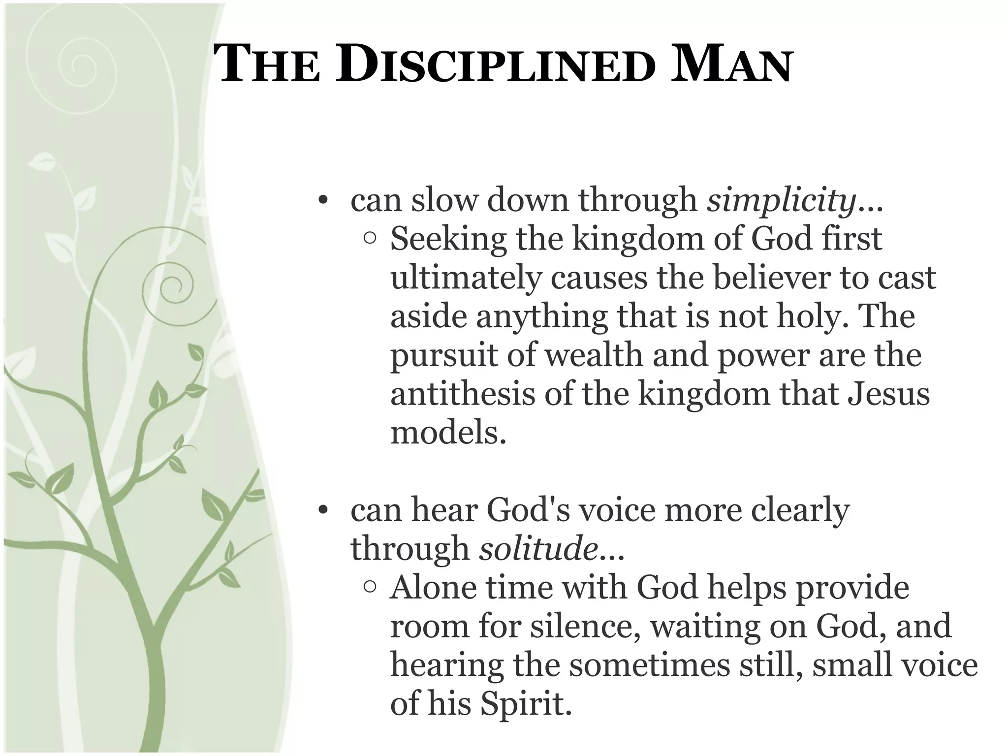 The 12 Spiritual Disciplines | PDF
