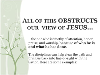 The 12 Spiritual Disciplines | PDF