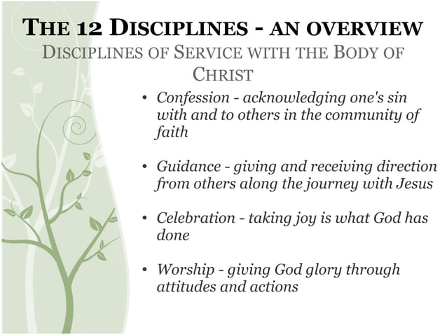 The 12 Spiritual Disciplines | PDF | Spirituality | Religion & Spirituality
