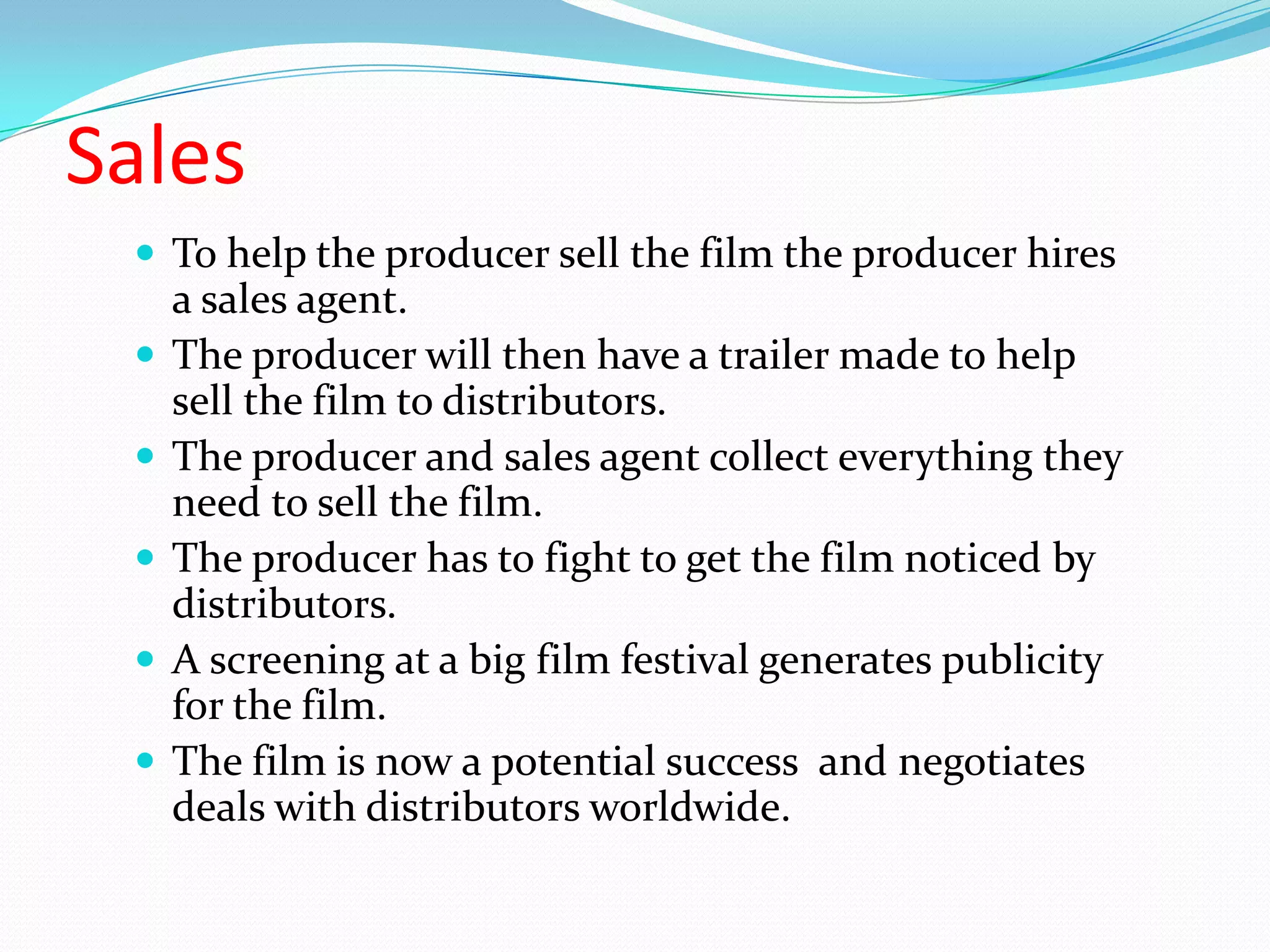 The 12 steps of film making | PPTX