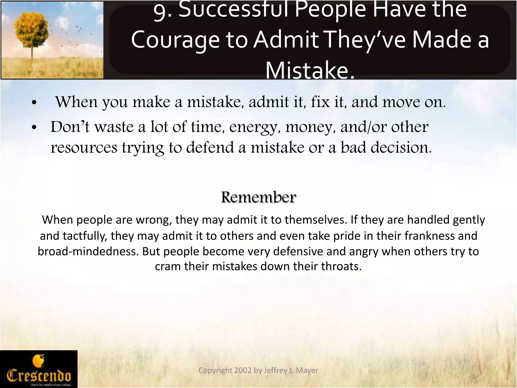 The 13 characteristics of successful people | PPTX