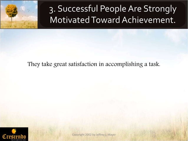 The 13 characteristics of successful people | PPT