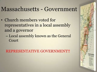 The 13 colonies | PPTX