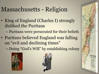 The 13 colonies | PPTX