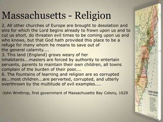 The 13 colonies | PPTX