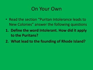 The 13 Colonies | PPTX | Christianity | Religion & Spirituality