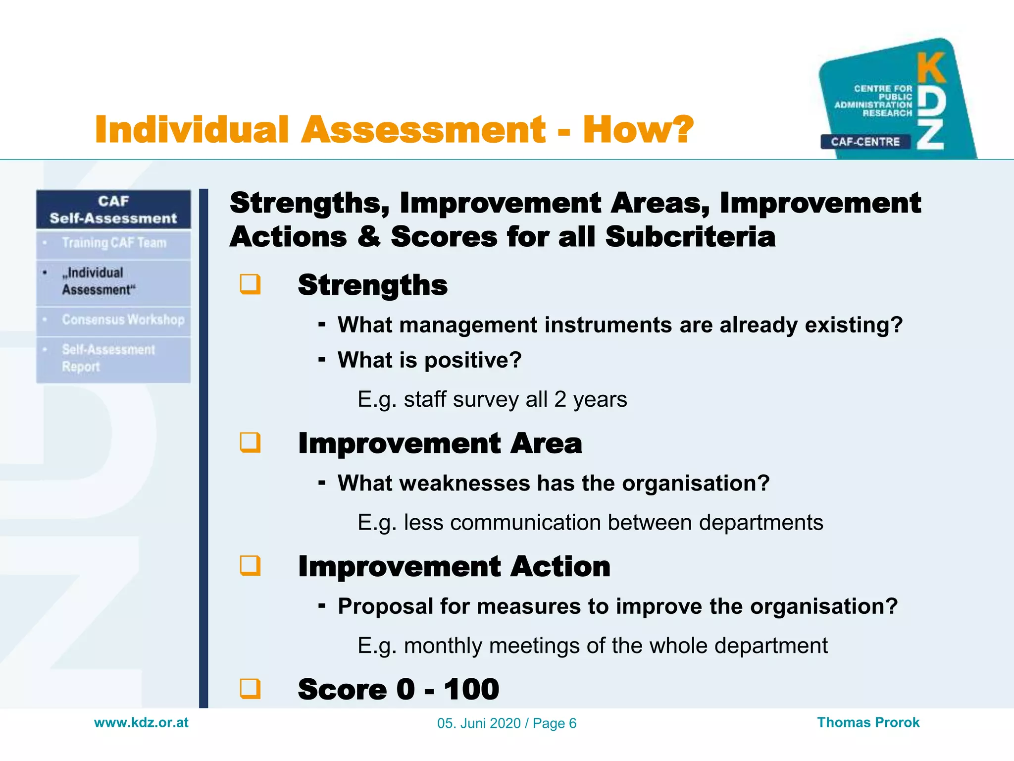 The 14 steps of caf implementation | PPTX